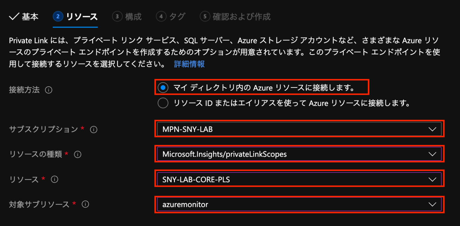 Azure Private Link で Azure Monitor と接続 | Ether-Zone